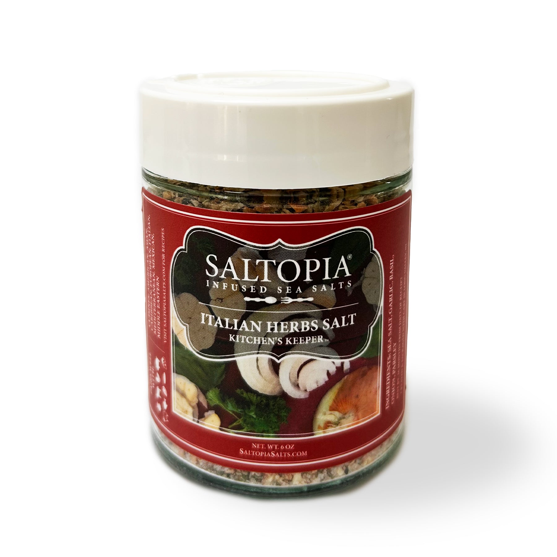 Italian Herbs & Garlic Salt - KITCHEN'S KEEPER Everyday Seasoning ...